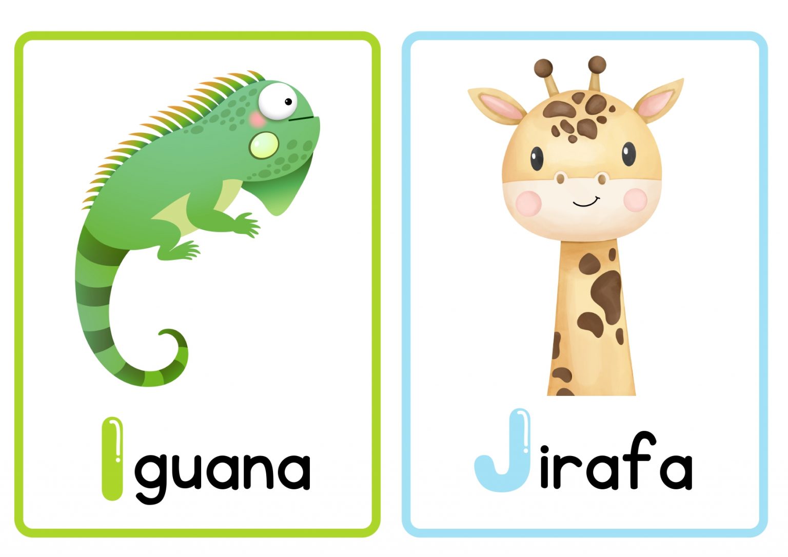 Colorido abecedario de animales - Orientacion Andujar