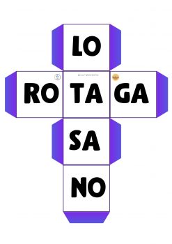 Dados forma-palabras trabajaremos conciencia silábica, lecto-escritura ...