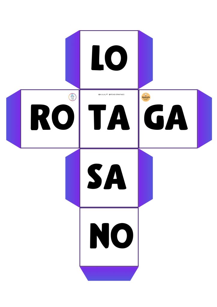 Dados forma-palabras trabajaremos conciencia silábica, lecto-escritura ...