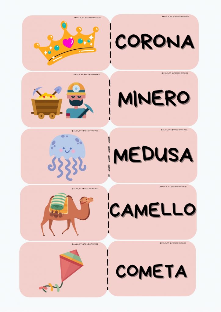 Dados forma-palabras trabajaremos conciencia silábica, lecto-escritura ...