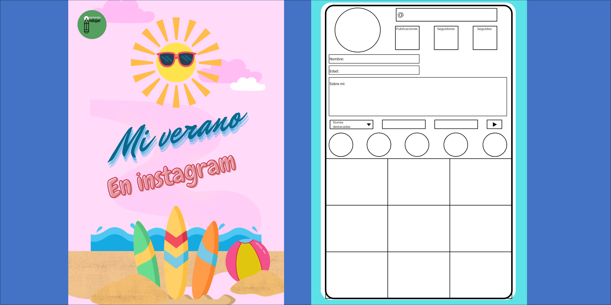 Inicio de Curso Mi verano en Instagram - Orientacion Andujar