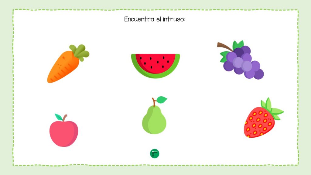 Elemento intruso de un grupo - Orientacion Andujar