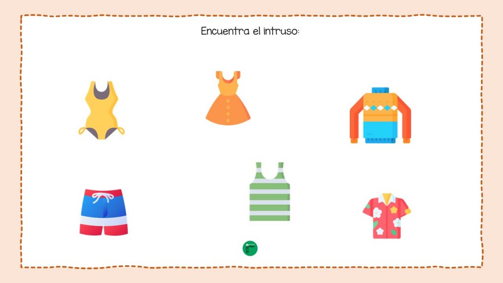 Elemento intruso de un grupo - Orientacion Andujar