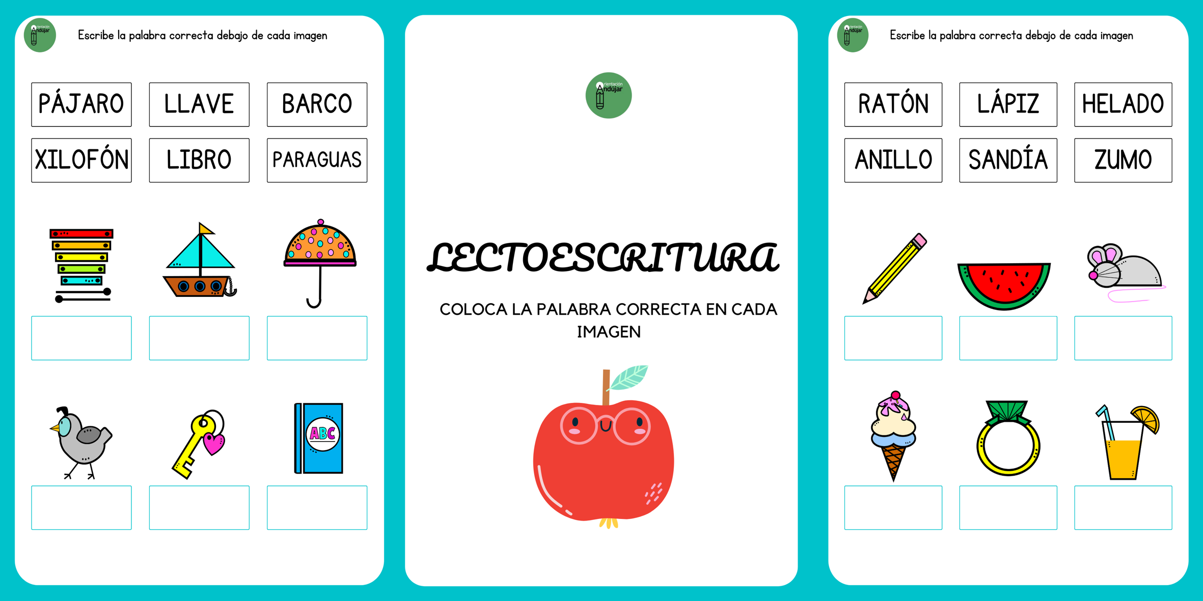 LECTOESCRITURA: coloca la palabra correcta en cada imagen - Orientacion ... LECTOESCRITURA: coloca la palabra correcta en cada imagen - Orientacion ...