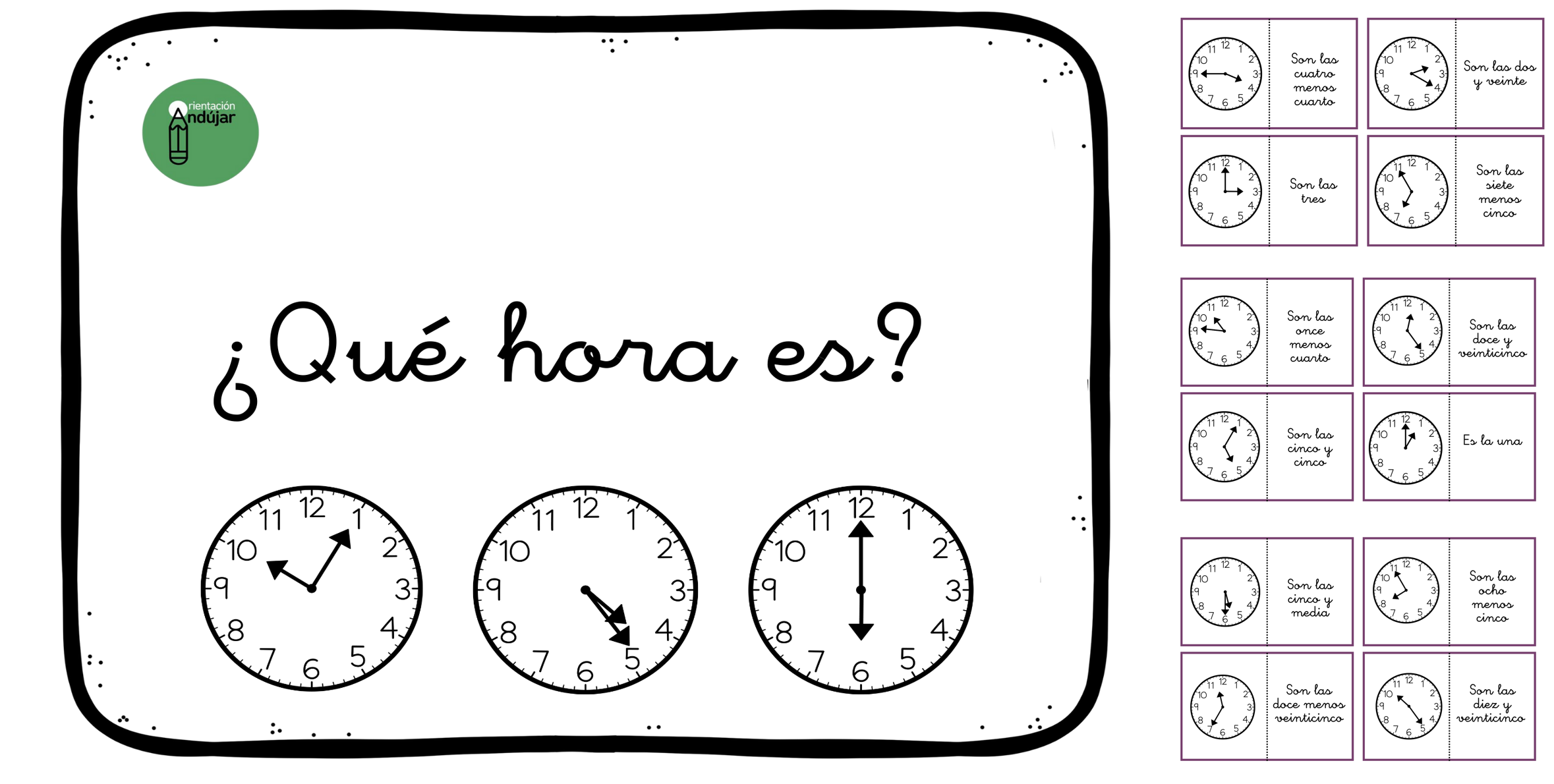Qu Hora Es Divertidos Puzzles qu-hora-es-divertidos-puzzles
