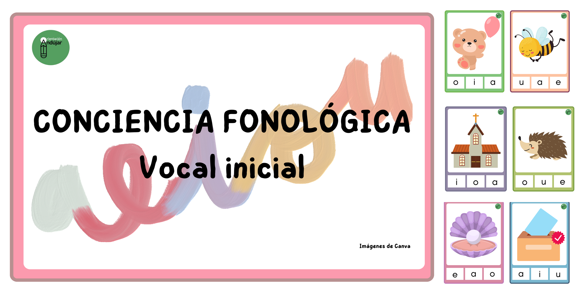 Conciencia fonológica: vocales iniciales - Orientacion Andujar