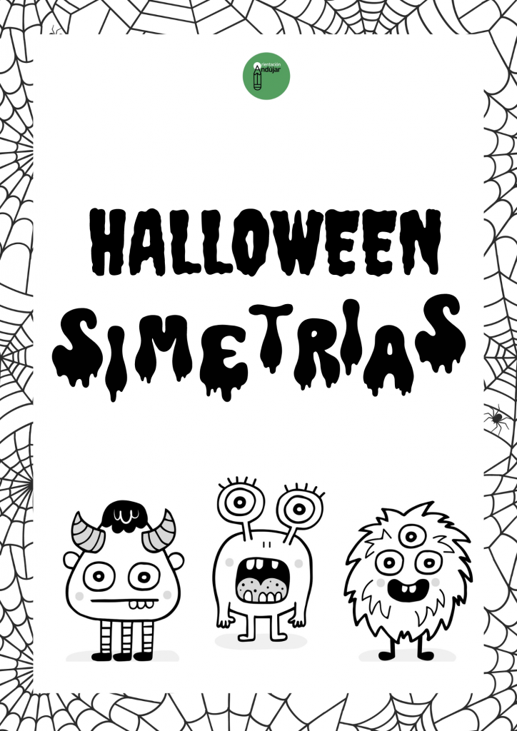 Atención y percepción visual Simetrías: HALLOWEEN - Orientacion Andujar