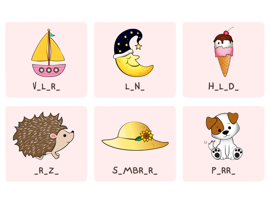 Fichas de lectoescritura: Vocales perdidas - Actividades de infantil y ...