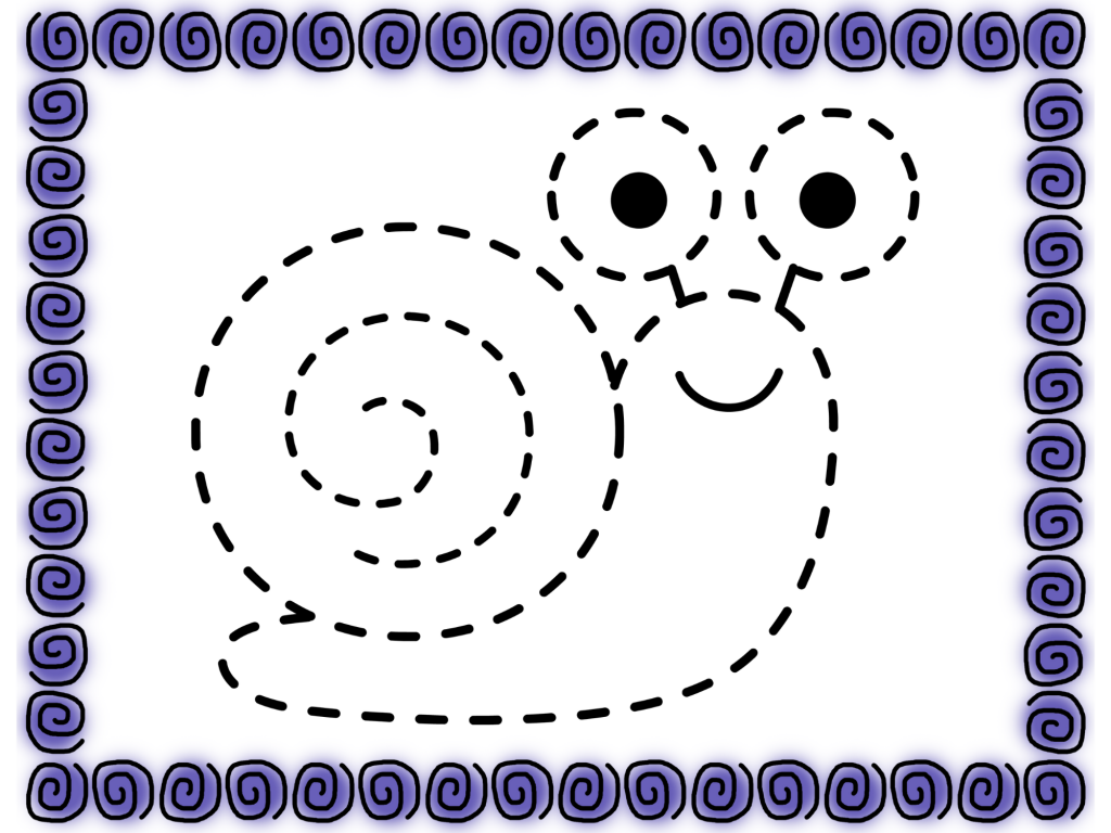 GRAFOMOTRICIDAD: traza y colorea - Orientacion Andujar