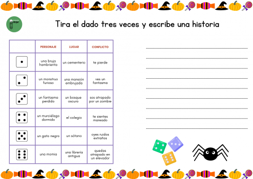 Cuadernillo de actividades de escritura creativa con temática de ...