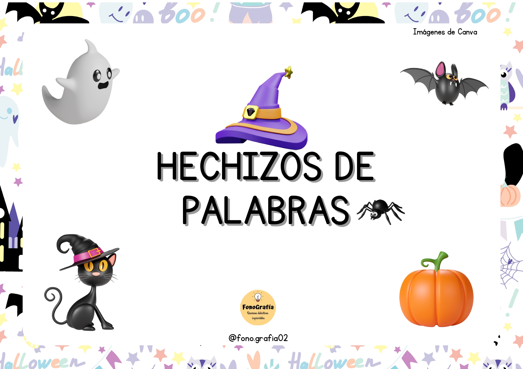 Especial halloween Hechizos de palabras - Orientacion Andujar