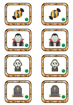 Divertido memory de Halloween - Orientacion Andujar