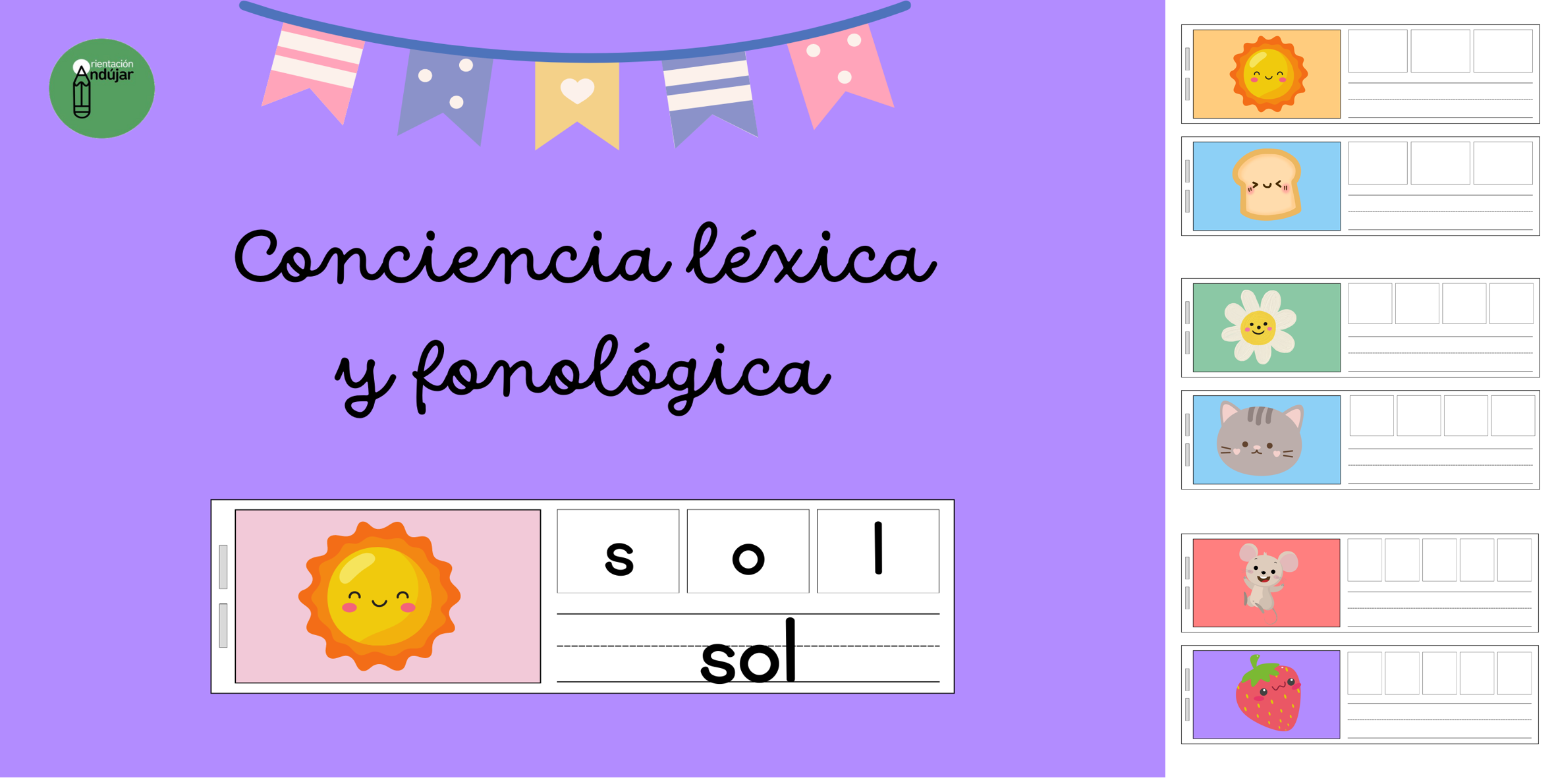 Recursos molones: Conciencia léxica y fonológica - Orientacion Andujar
