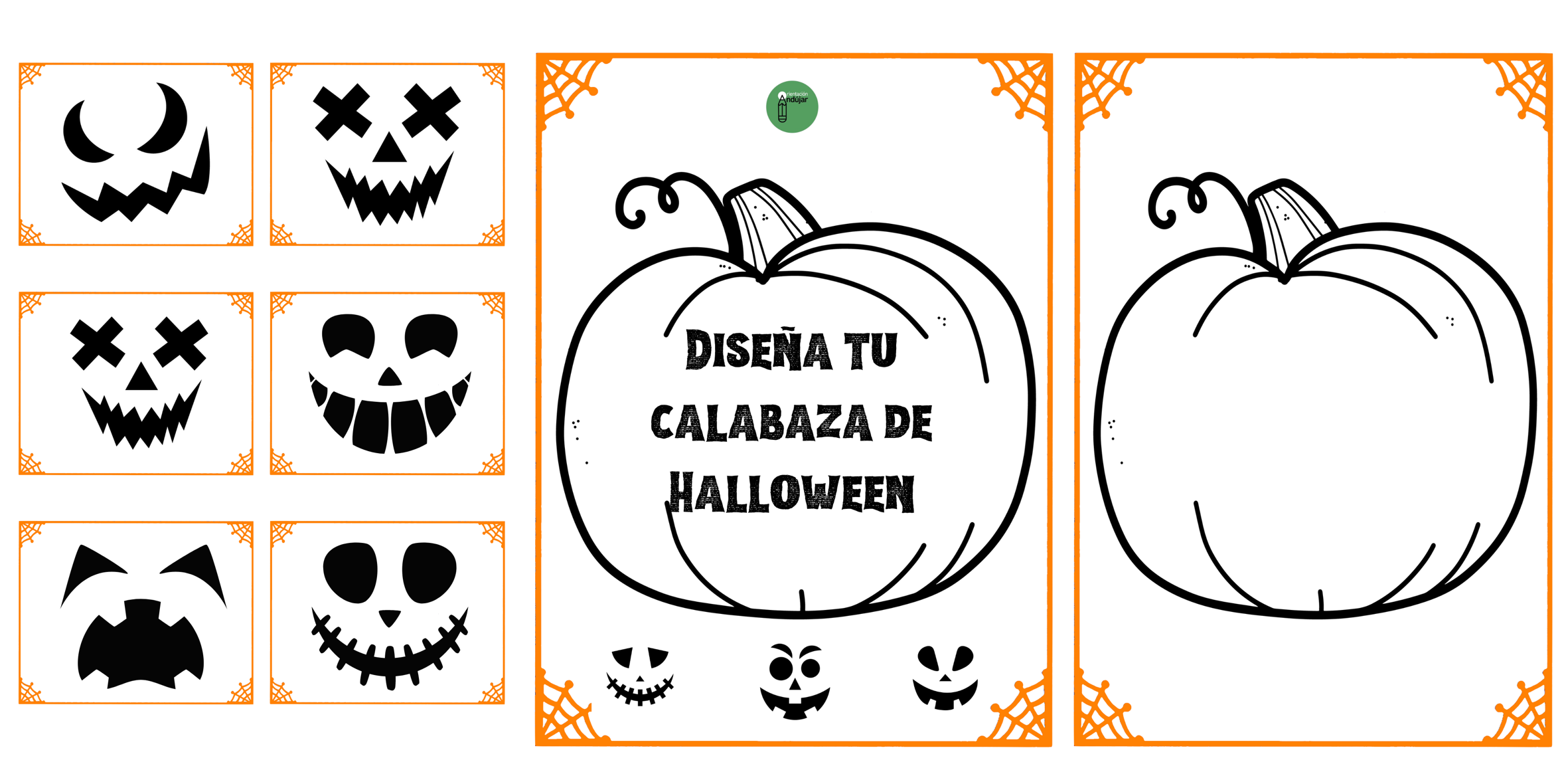 Decora tu aula: Diseña tu calabaza - Orientacion Andujar