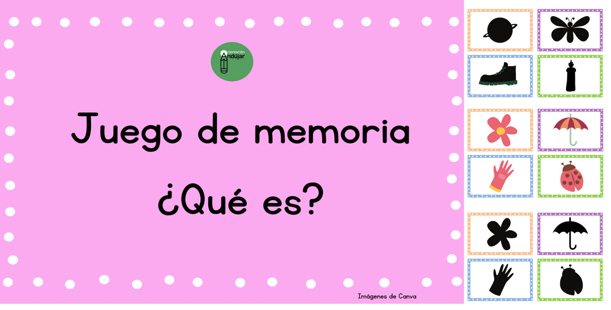 Juego de atención y memoria para los más pequeños - Orientacion Andujar