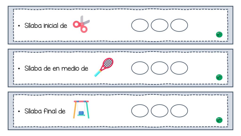 Identificar sílabas en palabras trisílabas - Orientacion Andujar