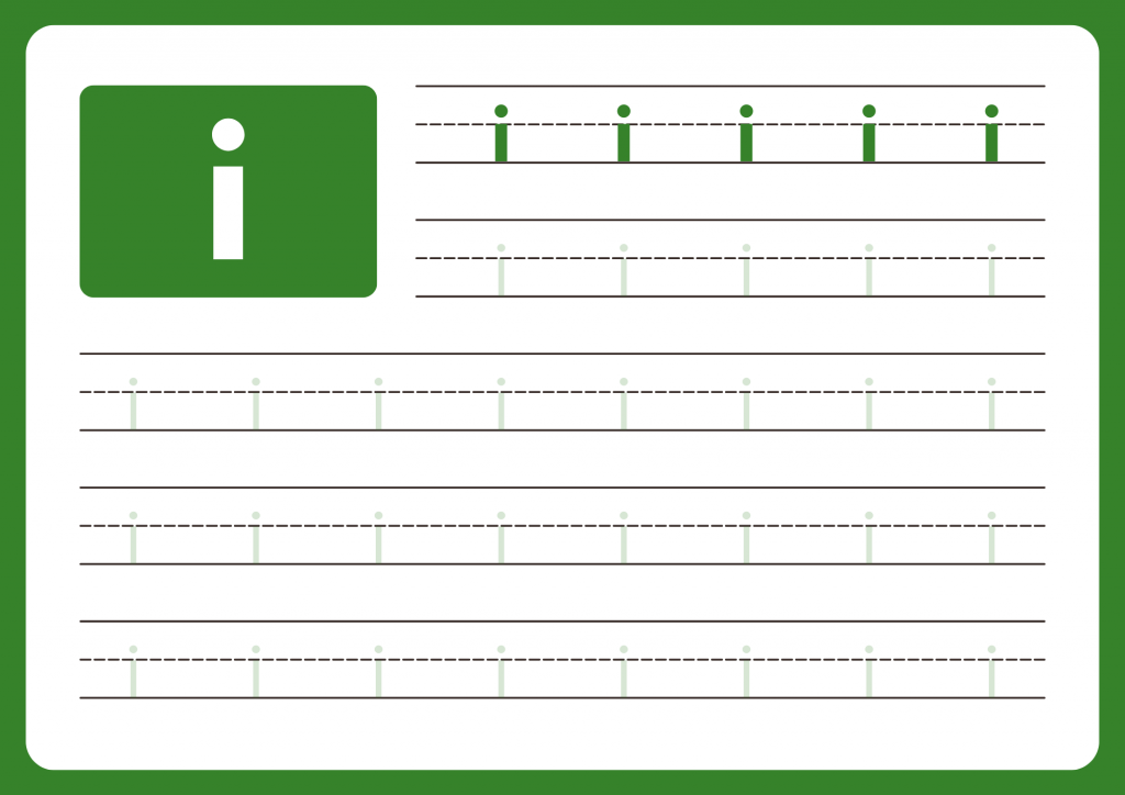 Practico los trazos: VOCALES - Orientacion Andujar