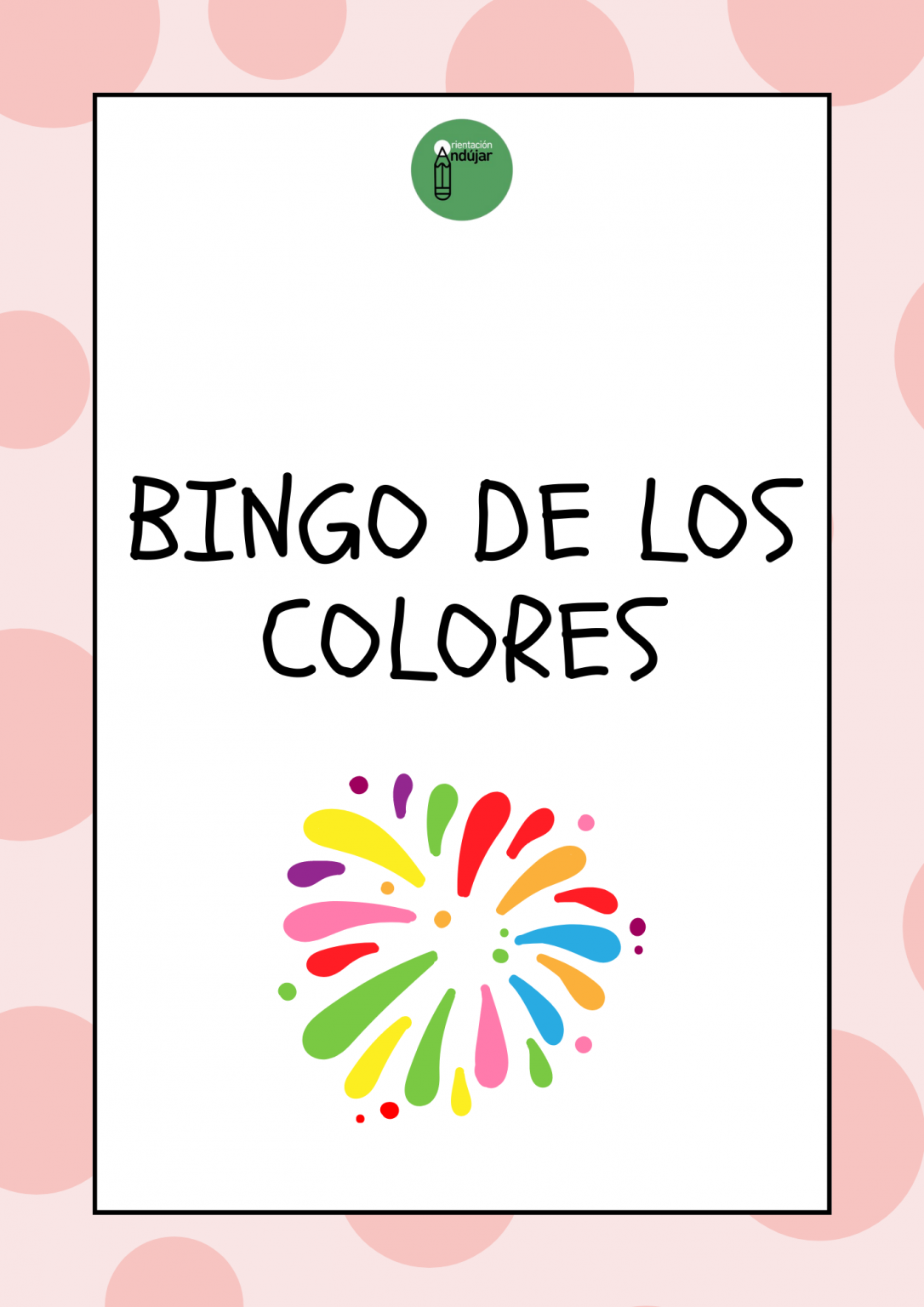 Divertido bingo de los colores - Orientacion Andujar