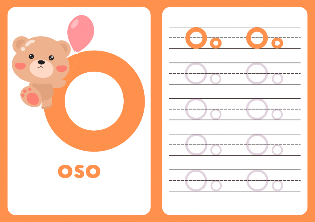 Practico los trazos: VOCALES - Orientacion Andujar