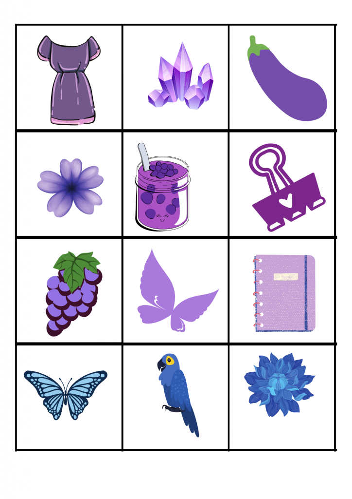 Divertido bingo de los colores - Orientacion Andujar