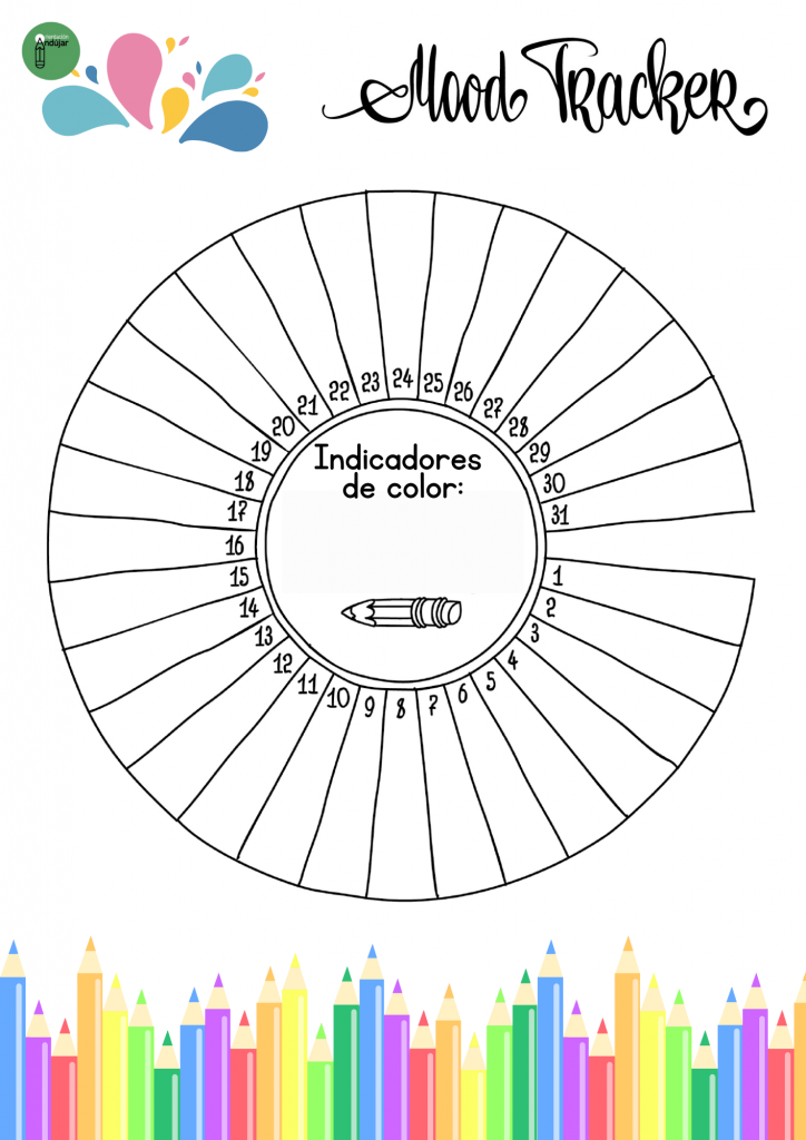 Diferentes diseños de calendario para el registro de las emociones en ...