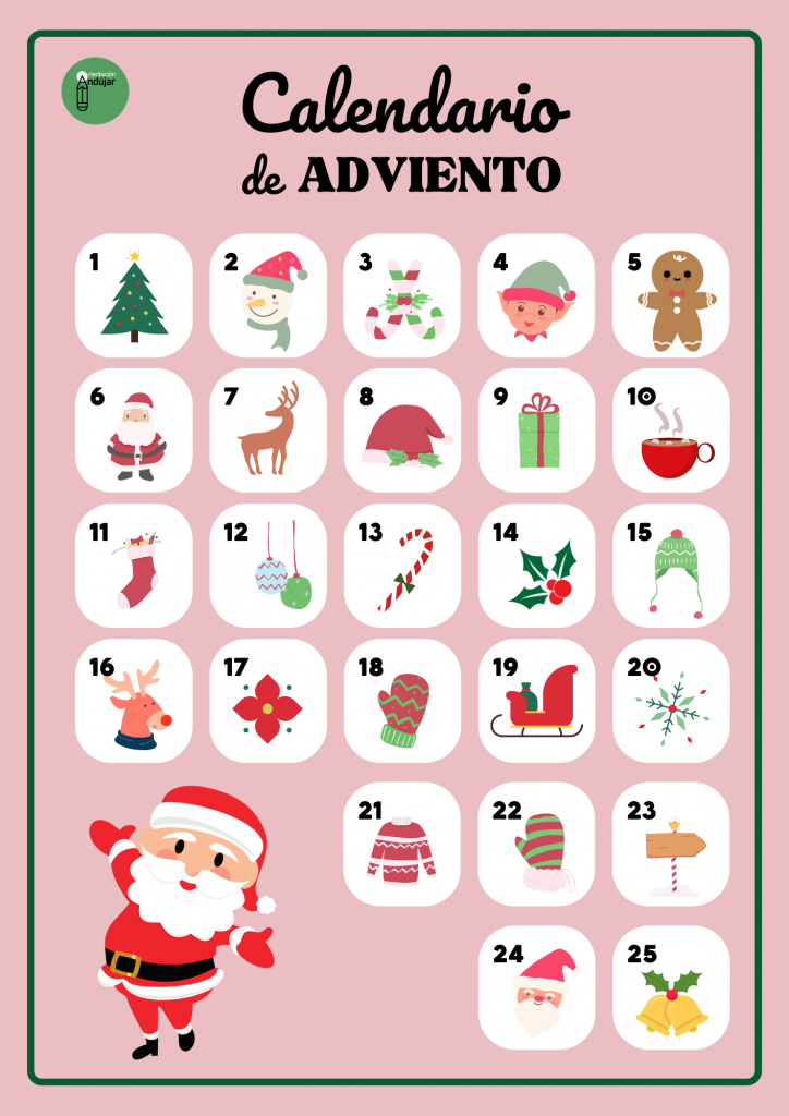 Super Calendario de 25 Actividades de Adviento espaecial para INFANTIL ...