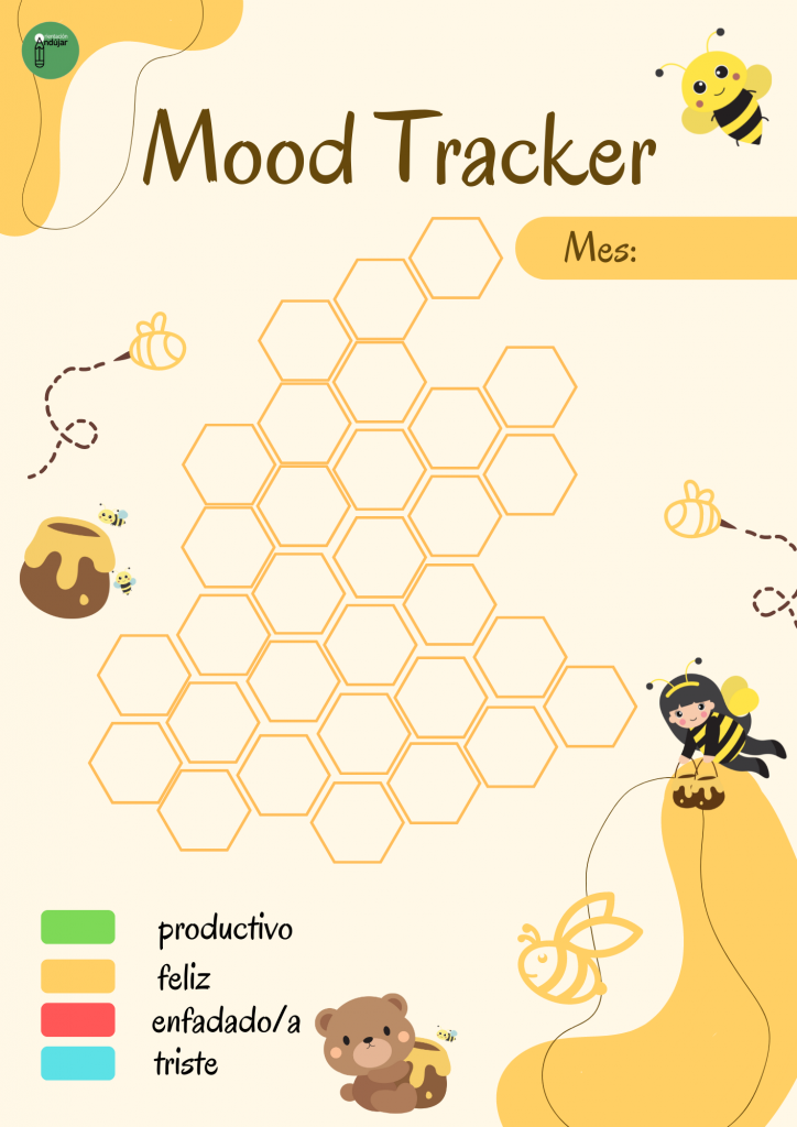 Colección bonitos mood trackers para todo el año - Orientacion Andujar
