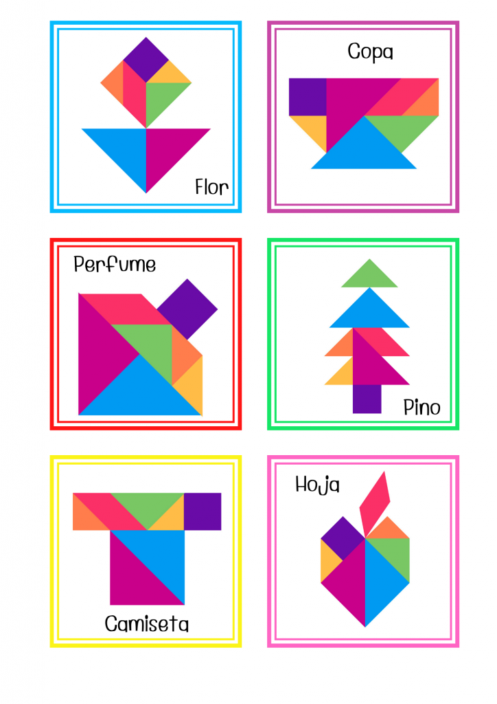 Super Tangram imprimible - Orientacion Andujar