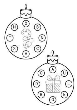 NAVIDAD: ruedas de letras - Orientacion Andujar