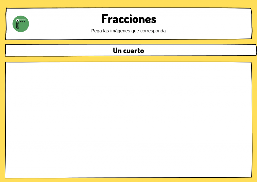 Recurso ilustrativo: Iniciación a las fracciones - Orientacion Andujar