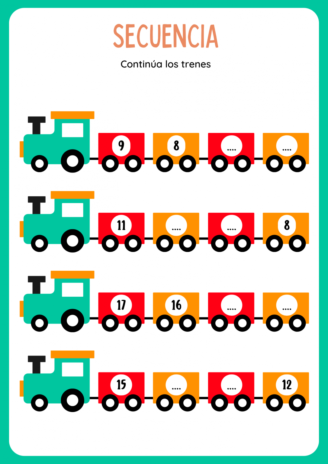 Contamos y aprendemos los números - Orientacion Andujar