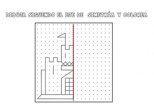 Atención y percepción visual Fichas para trabajar la simetría ...