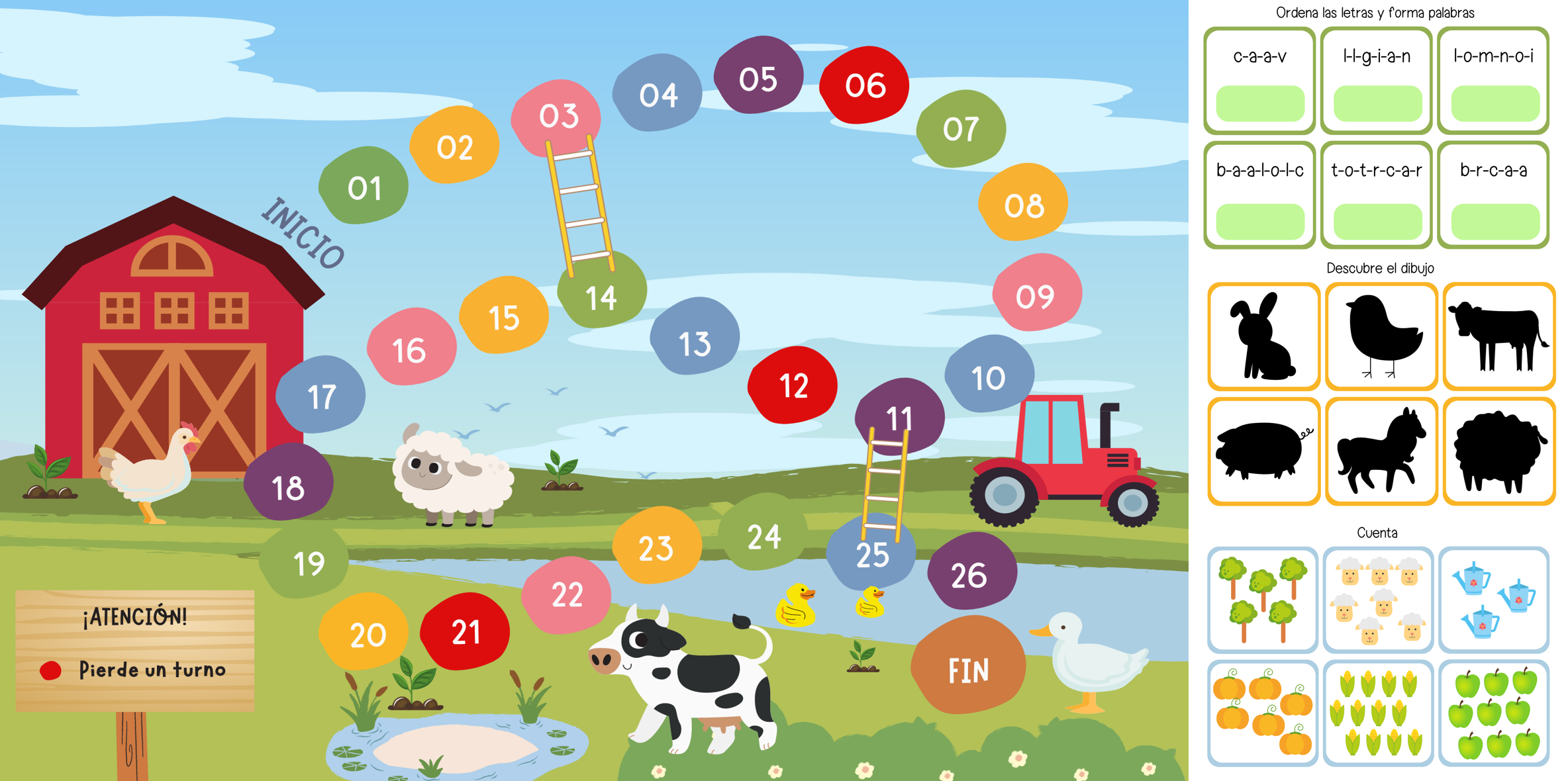 Pack de actividades de la Granja - Orientacion Andujar