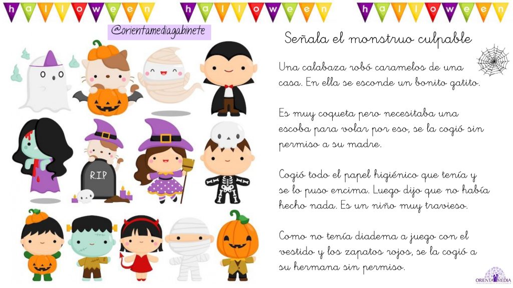 Actividades de Comprensión Lectora especial otoño halloween ...