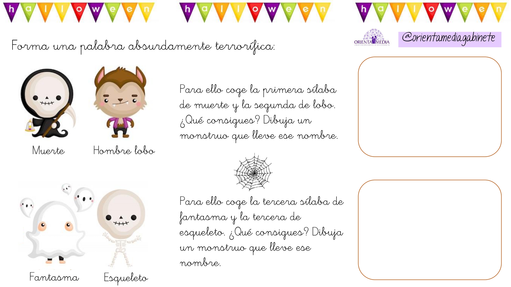 Actividades de Comprensión Lectora especial otoño halloween ...