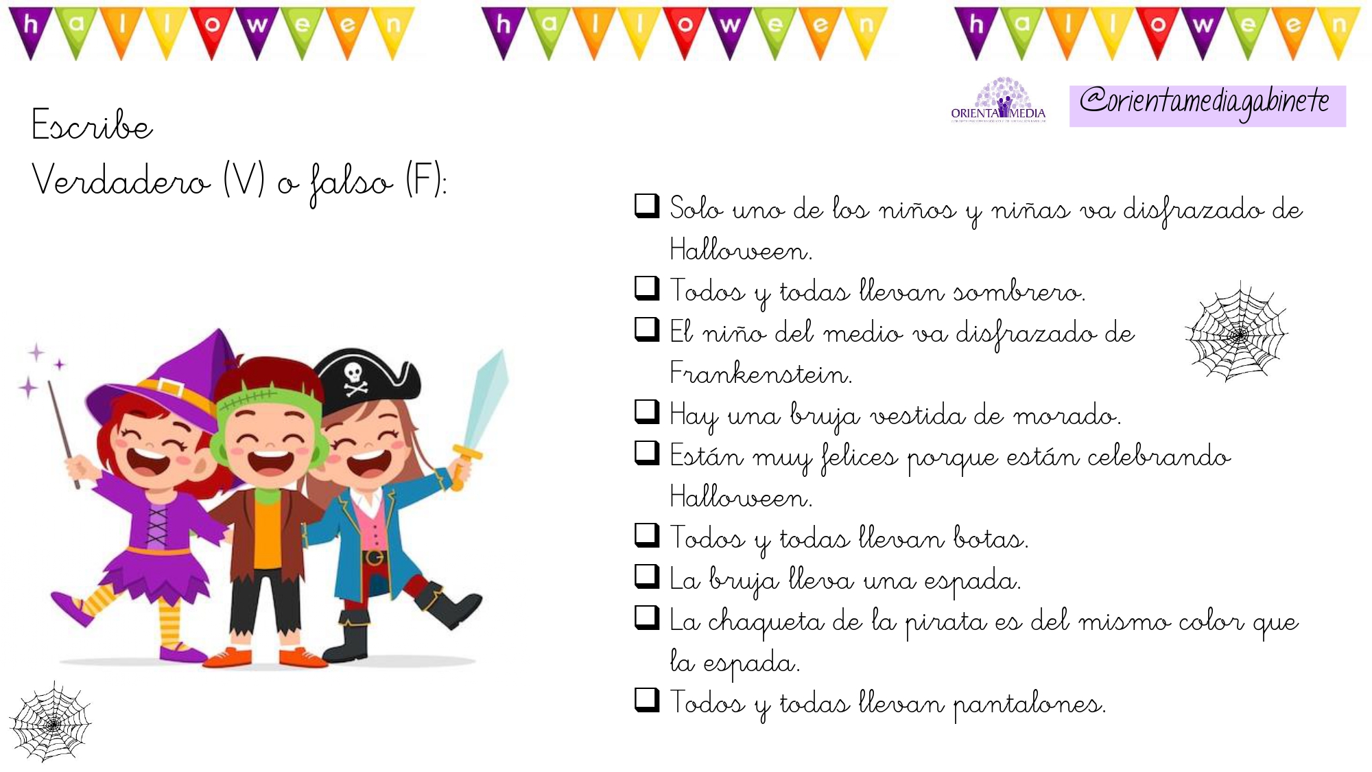 Actividades de Comprensión Lectora especial otoño halloween ...