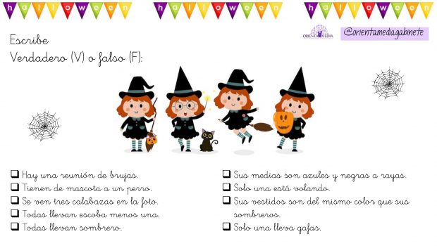 Actividades de Comprensión Lectora especial otoño halloween ...