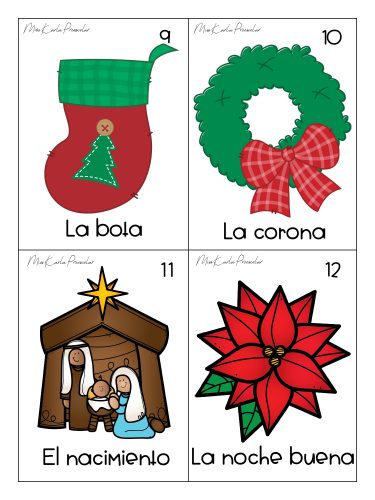 Bingo o lotería navideña - Orientacion Andujar