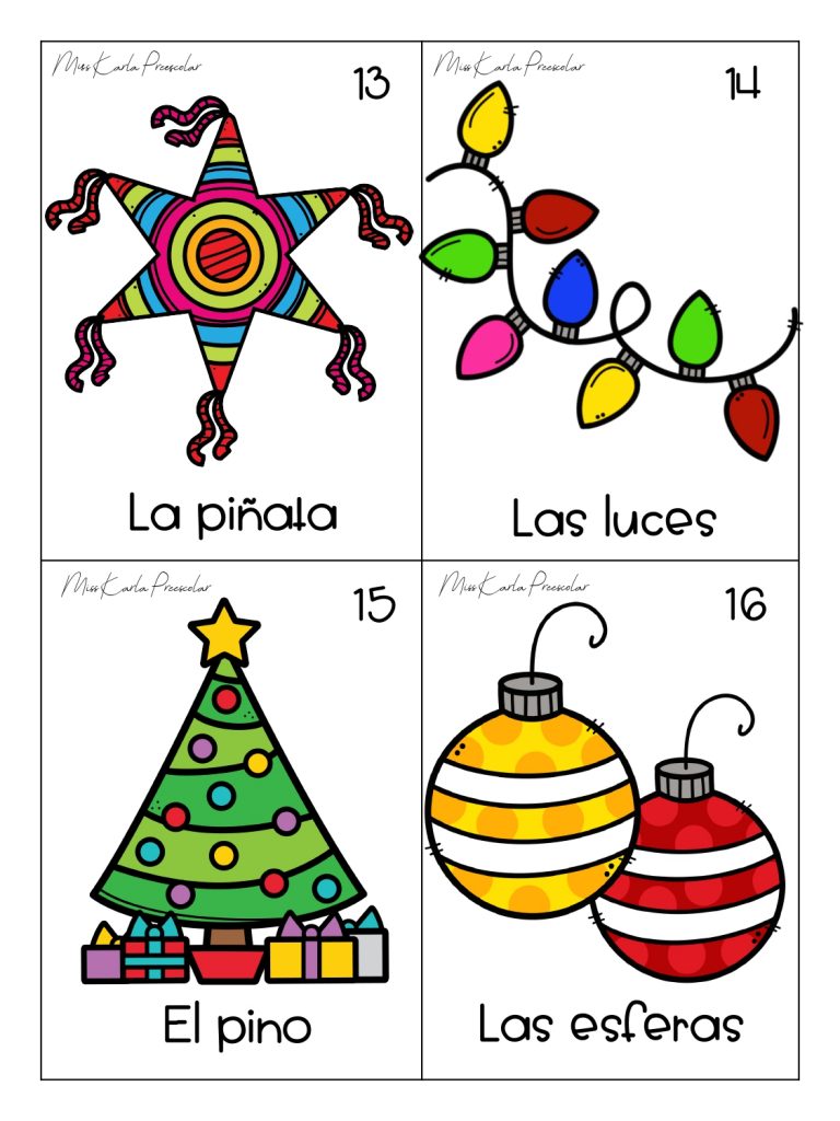 Bingo o lotería navideña - Orientacion Andujar