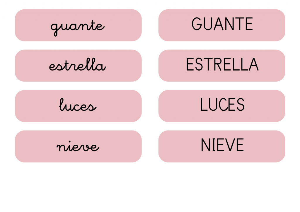 Bonitas tarjetas de escritura NAVIDAD - Orientacion Andujar