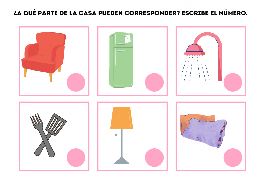 VOCABULARIO: partes de la casa - Orientacion Andujar