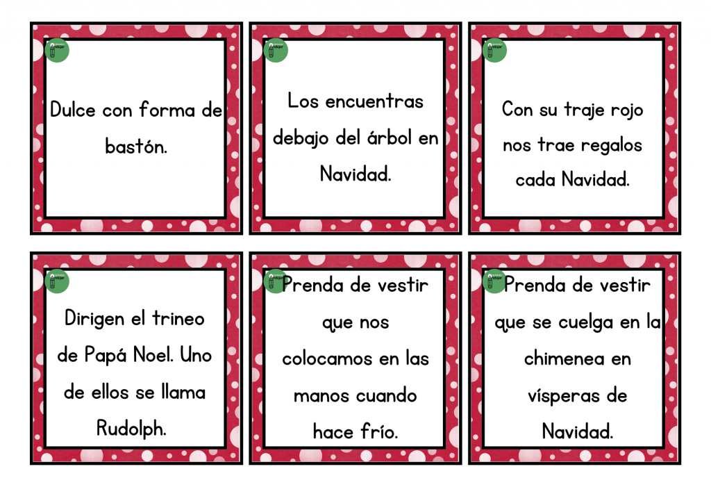 Super lince con adivinanzas de Navidad - Orientacion Andujar