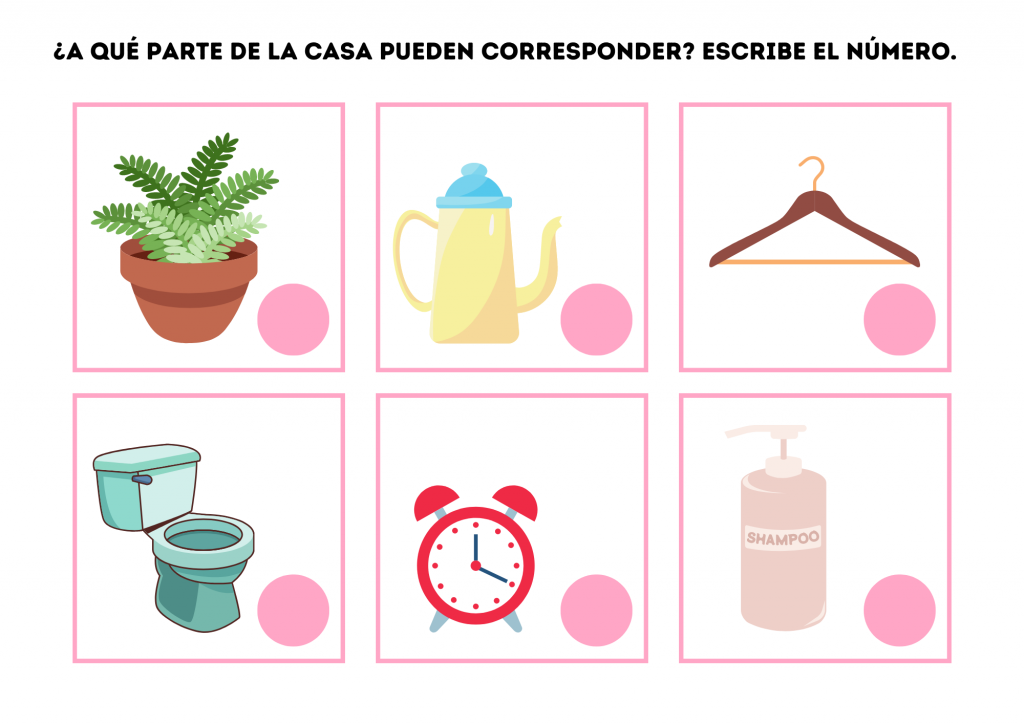 Vocabulario Partes De La Casa Orientacion Andujar