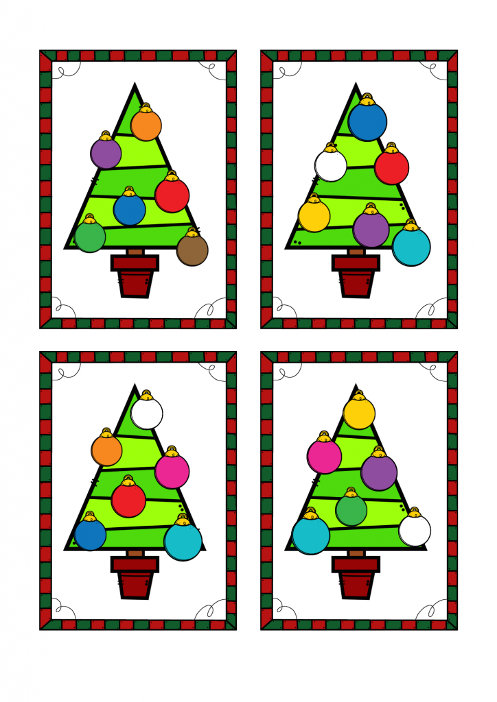 RECORTA Y PEGA decorando nuestro árbol navideño - Orientacion Andujar