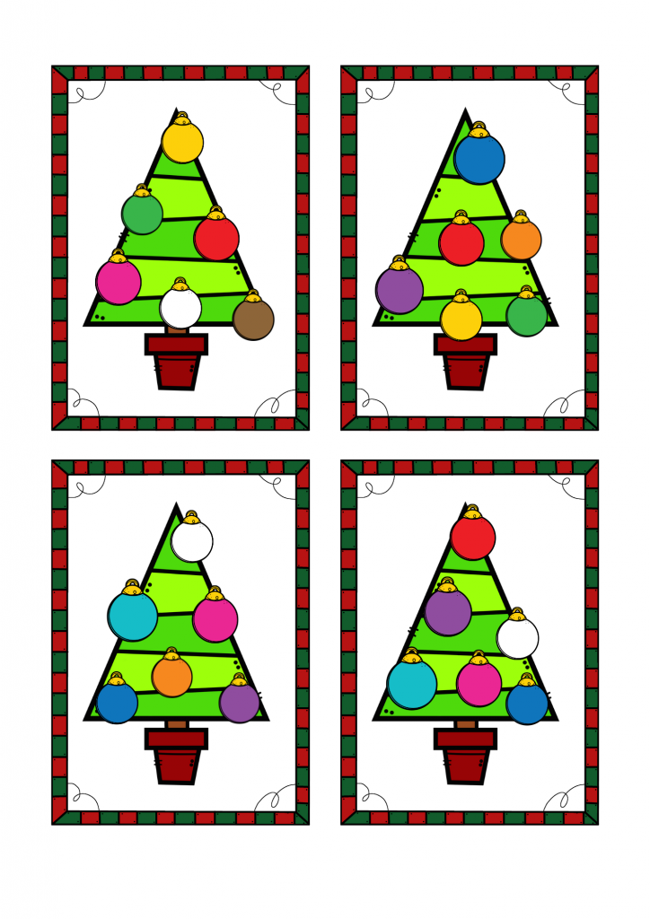 RECORTA Y PEGA decorando nuestro árbol navideño - Orientacion Andujar