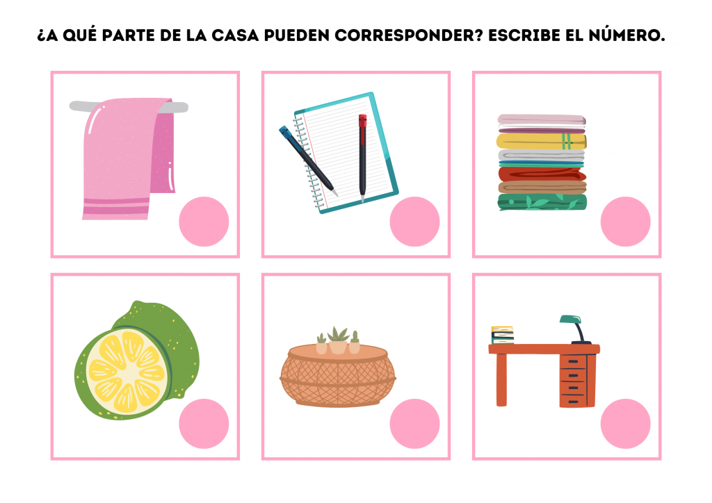 VOCABULARIO: partes de la casa - Orientacion Andujar