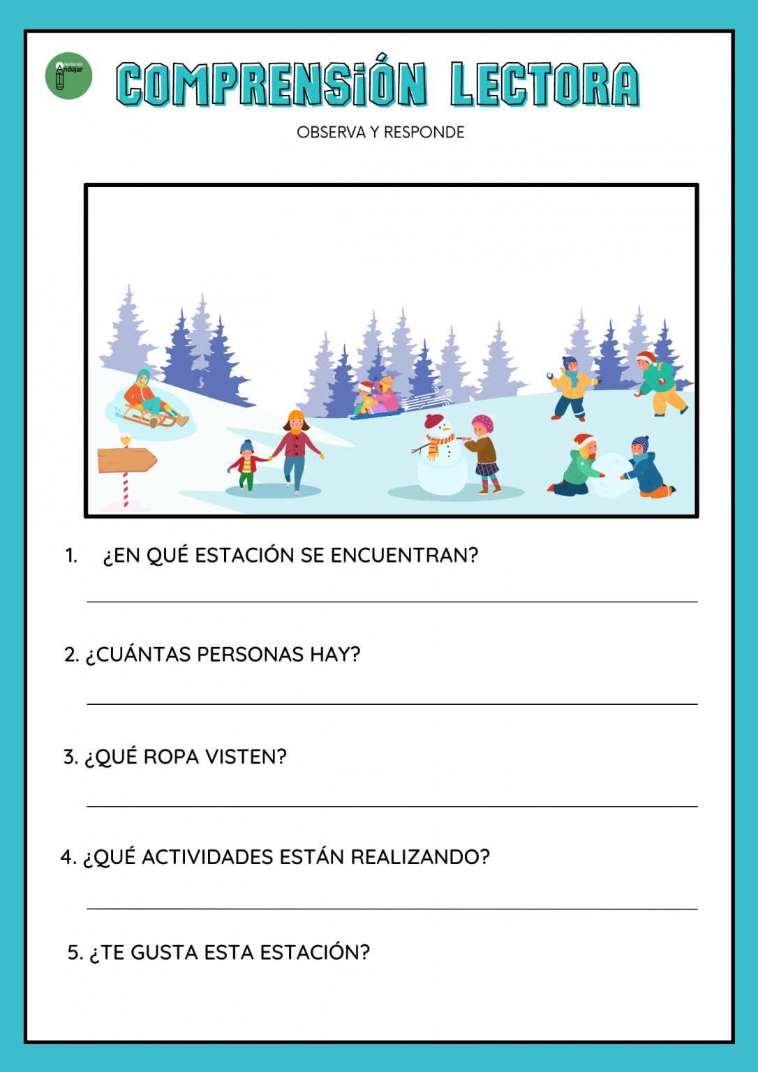 Mi librito de invierno - Orientacion Andujar