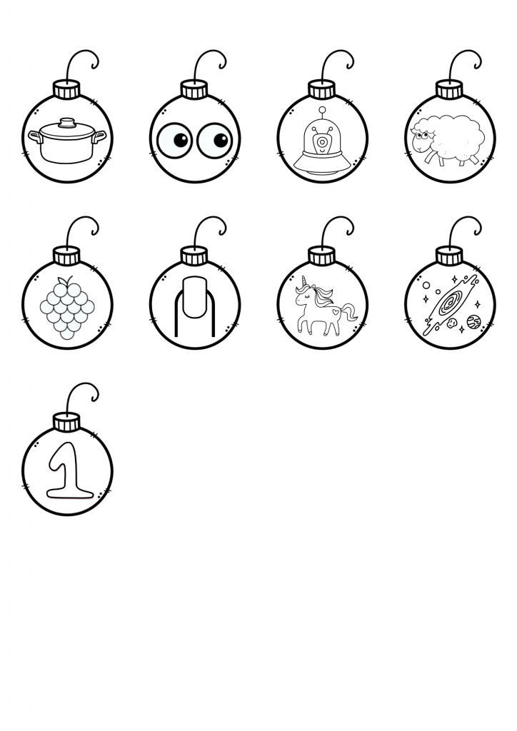 Decora el árbol de Navidad: Adornos para trabajar las VOCALES ...