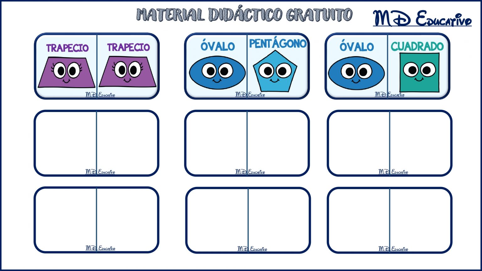 DOMINÓ DE FIGURAS GEOMÉTRICAS - Orientacion Andujar