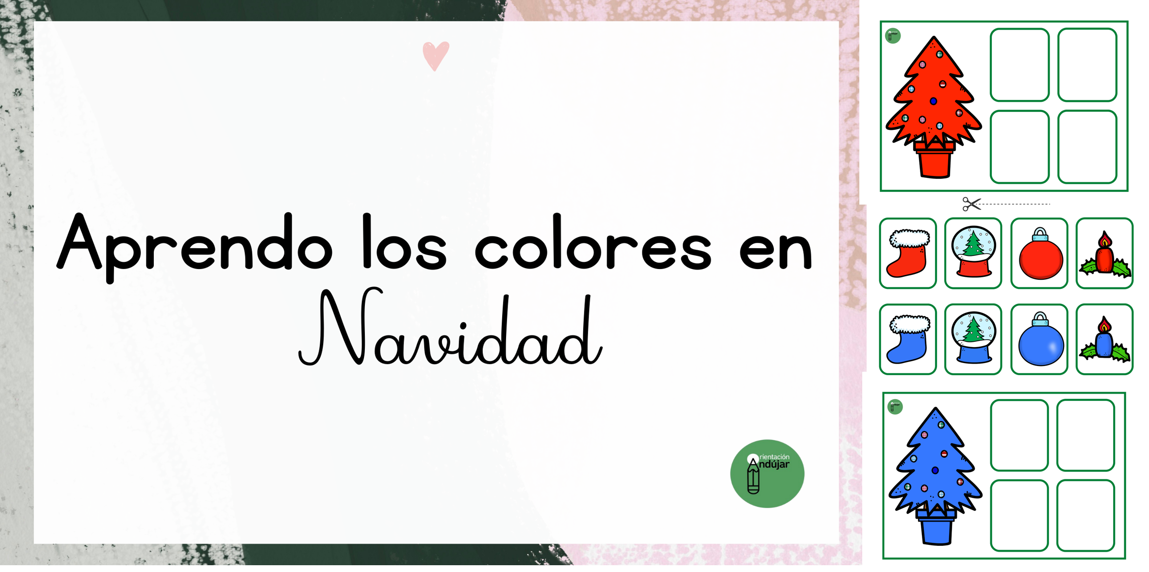 Aprendo los colores en Navidad - Orientacion Andujar